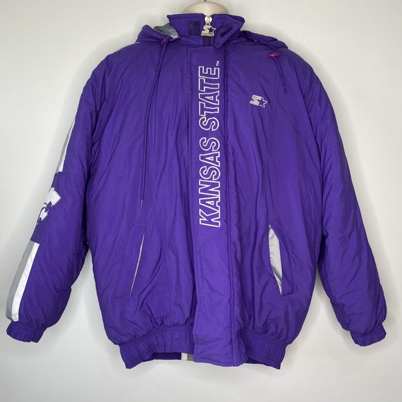 STARTER | Jackets & Coats | Starter Kansas State Vintage Puffer Jacket ...